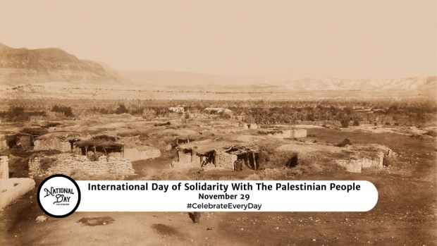 November 29 - National Day Calendar