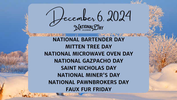 SAINT NICHOLAS DAY - December 6 - National Day Calendar