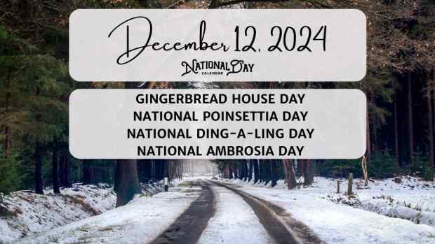 GINGERBREAD HOUSE DAY - December 12 - National Day Calendar