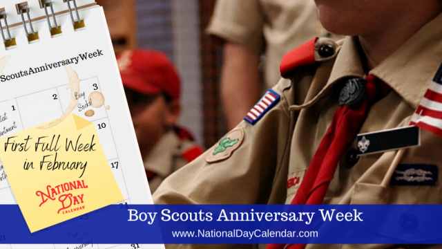 NATIONAL BOY SCOUTS DAY - February 8 - National Day Calendar