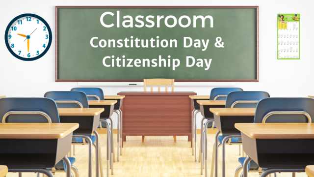 CONSTITUTION DAY AND CITIZENSHIP DAY | September 17 - National Day Calendar