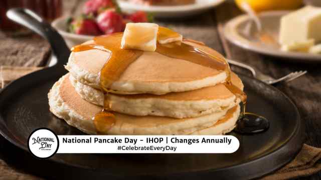 NATIONAL PANCAKE DAY | September 26 - National Day Calendar