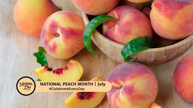 NATIONAL PEACH DAY | August 27 - National Day Calendar
