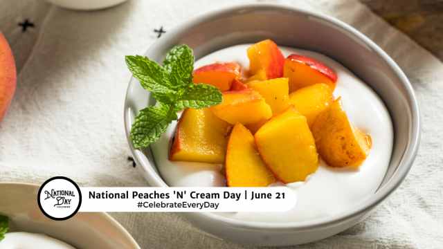 NATIONAL PEACH DAY | August 27 - National Day Calendar