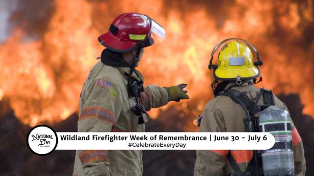 NATIONAL WILDLAND FIREFIGHTER DAY | July 2 - National Day Calendar
