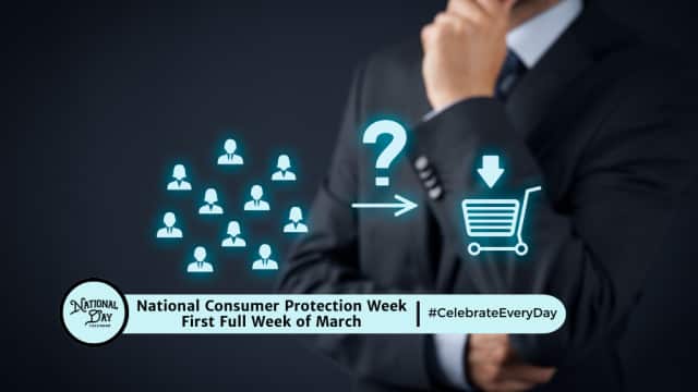 WORLD CONSUMER RIGHTS DAY | March 15 - National Day Calendar