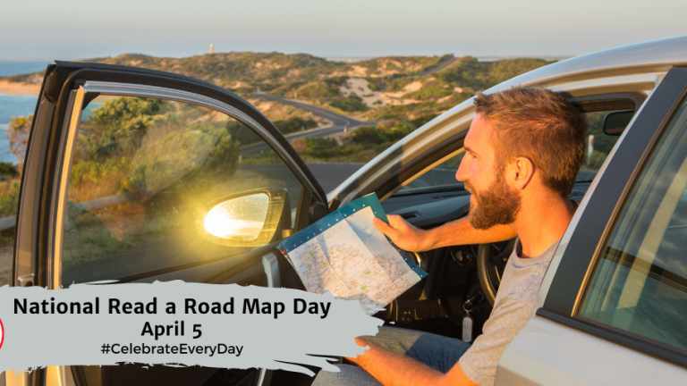 NATIONAL READ A ROAD MAP DAY - April 5 - National Day Calendar