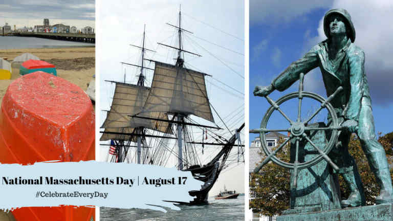 NATIONAL MASSACHUSETTS DAY - August 17 - National Day Calendar