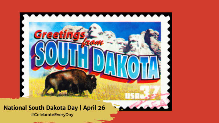 NATIONAL SOUTH DAKOTA DAY - April 26 - National Day Calendar