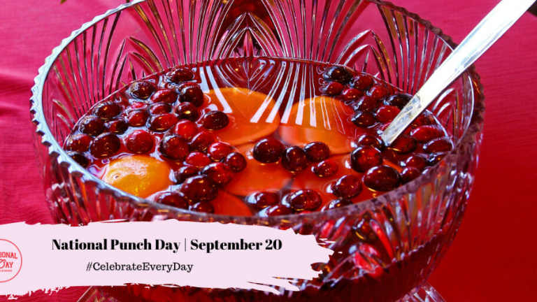 NATIONAL PUNCH DAY | September 20 - National Day Calendar
