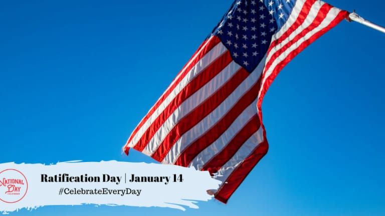 RATIFICATION DAY - January 14 - National Day Calendar