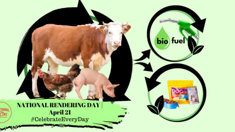 NATIONAL RENDERING DAY | April 21 - National Day Calendar