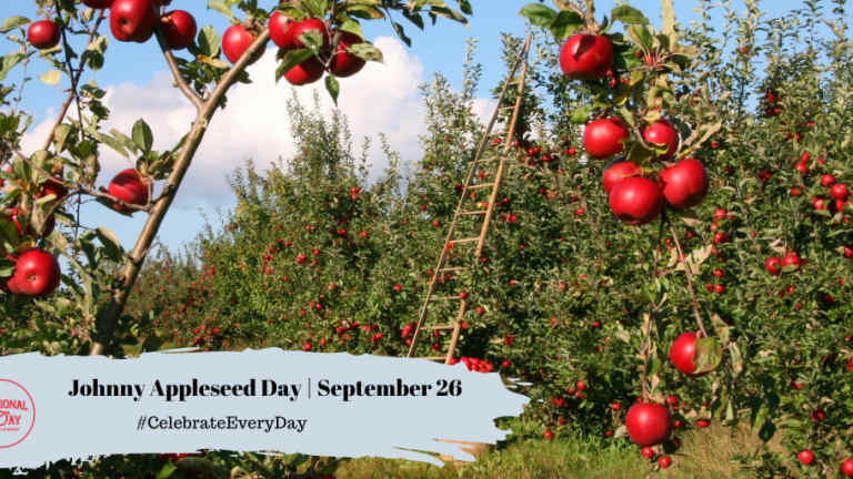 NATIONAL JOHNNY APPLESEED DAY | September 26 - National Day Calendar