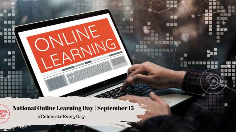 NATIONAL ONLINE LEARNING DAY - September 15 - National Day Calendar