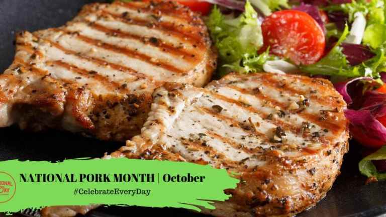 NATIONAL PORK MONTH | October - National Day Calendar