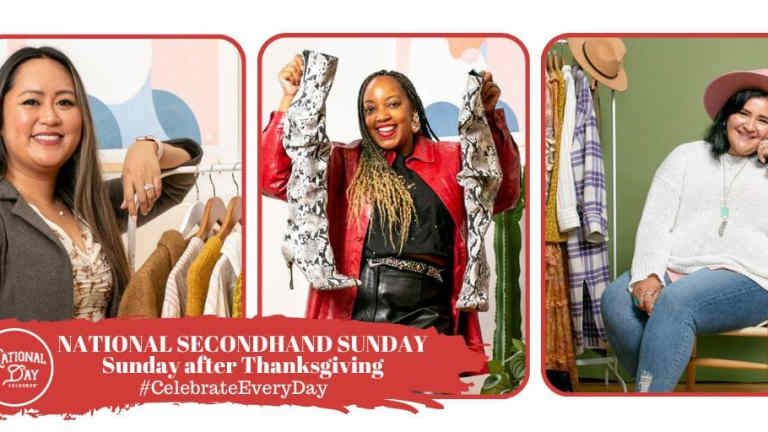 MEDIA ALERT | NEW DAY PROCLAMATION | NATIONAL SECONDHAND SUNDAY ...