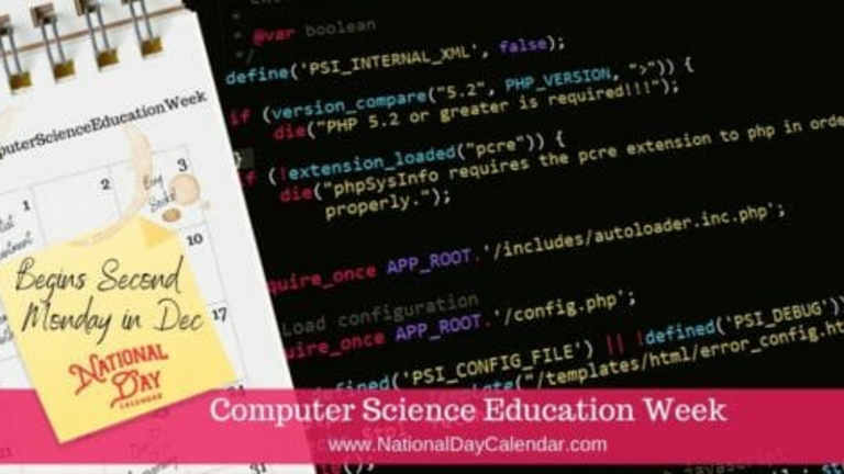 COMPUTER SCIENCE EDUCATION WEEK - Begins Second Monday in December ...