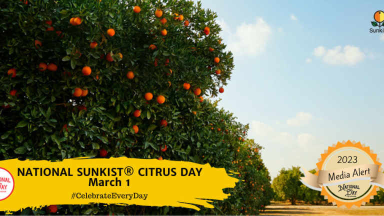 MEDIA ALERT | NEW DAY PROCLAMATION | NATIONAL SUNKIST CITRUS DAY ...
