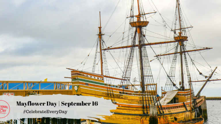 MAYFLOWER DAY - September 16 - National Day Calendar