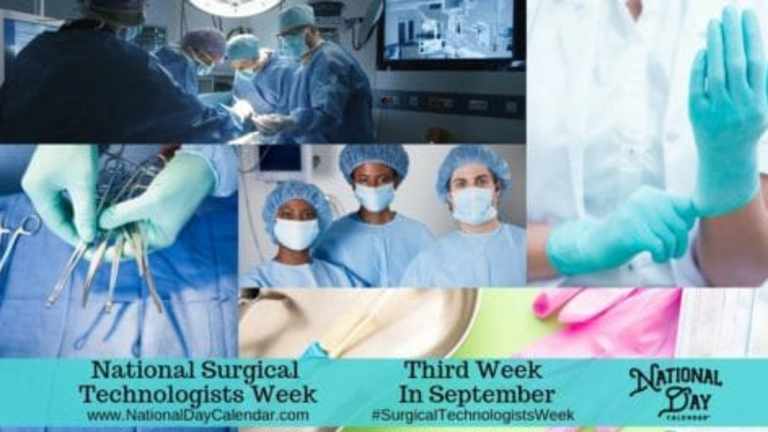 NATIONAL SURGICAL TECHNOLOGISTS WEEK - Third Week In September ...