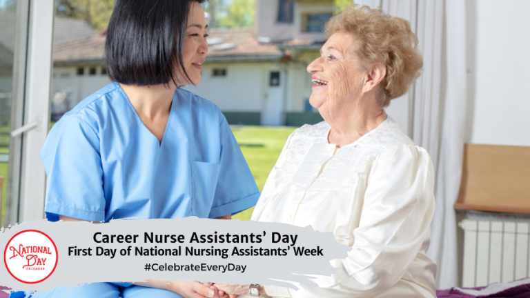 NATIONAL CAREER NURSE ASSISTANTS' DAY | June 13 - National Day Calendar