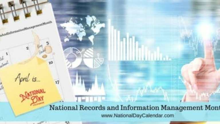 RECORDS AND INFORMATION MANAGEMENT MONTH - April - National Day Calendar