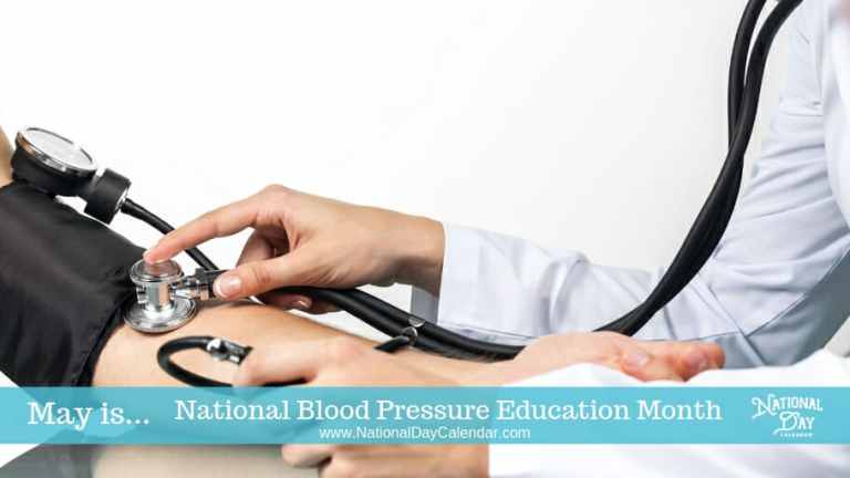 National Blood Pressure Education Month - May - National Day Calendar