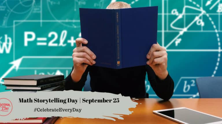 MATH STORYTELLING DAY | September 25 - National Day Calendar