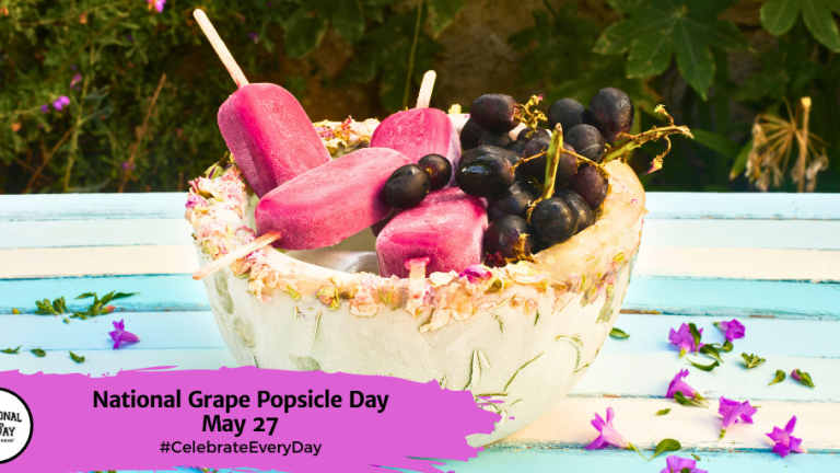 NATIONAL GRAPE POPSICLE DAY | May 27 - National Day Calendar