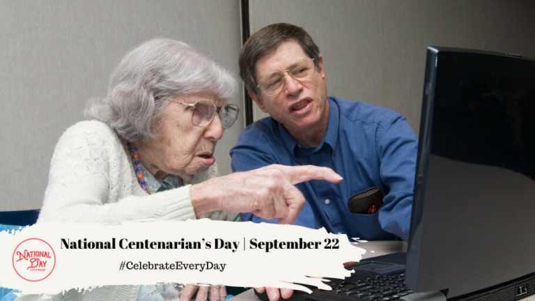 NATIONAL CENTENARIAN'S DAY | September 22 - National Day Calendar