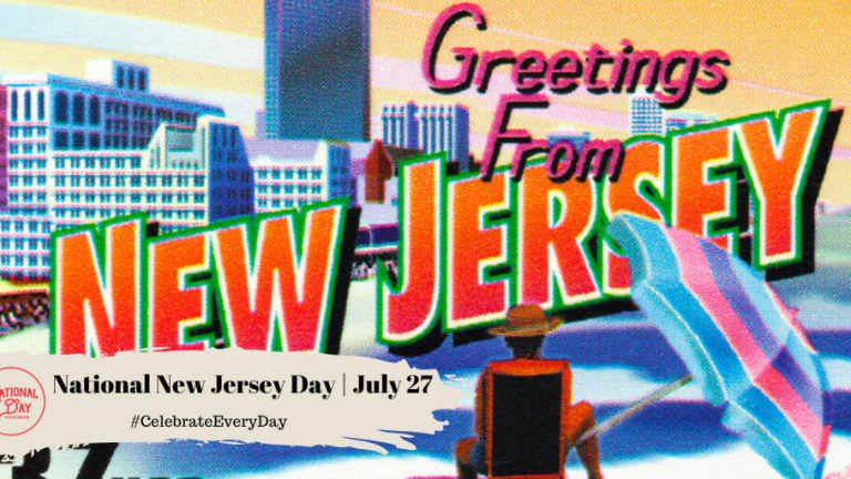 NATIONAL NEW JERSEY DAY - July 27 - National Day Calendar