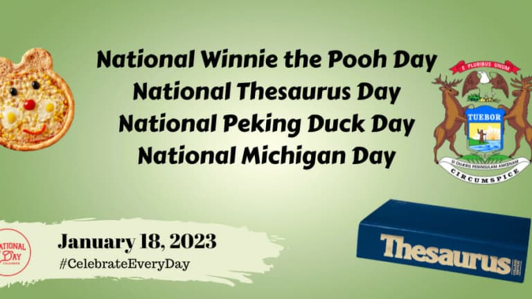 January 18, 2023 | NATIONAL WINNIE THE POOH DAY | NATIONAL THESAURUS ...