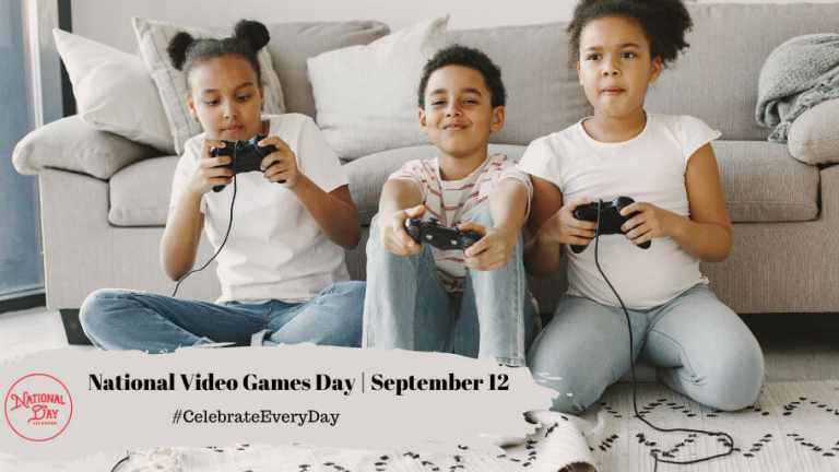 NATIONAL VIDEO GAMES DAY - September 12 - National Day Calendar