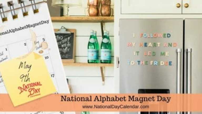 NEW DAY PROCLAMATION | NATIONAL ALPHABET MAGNET DAY - May 9 - National ...