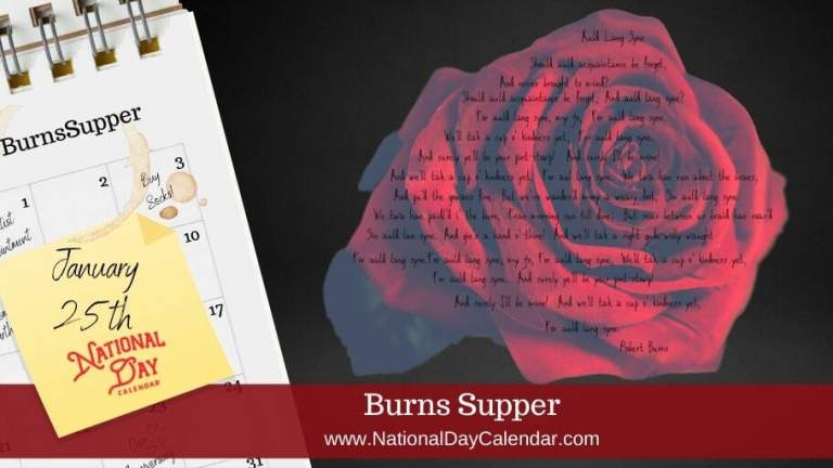 BURNS SUPPER - January 25 - National Day Calendar