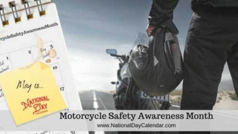 MOTORCYCLE SAFETY AWARENESS MONTH - MAY - National Day Calendar