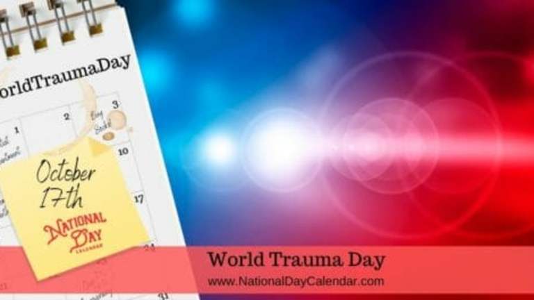 WORLD TRAUMA DAY - October 17 - National Day Calendar