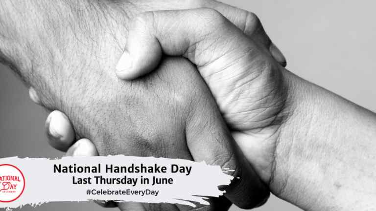 NATIONAL HANDSHAKE DAY | June 27 - National Day Calendar