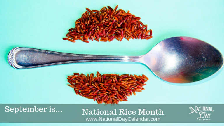 NATIONAL RICE MONTH - September - National Day Calendar