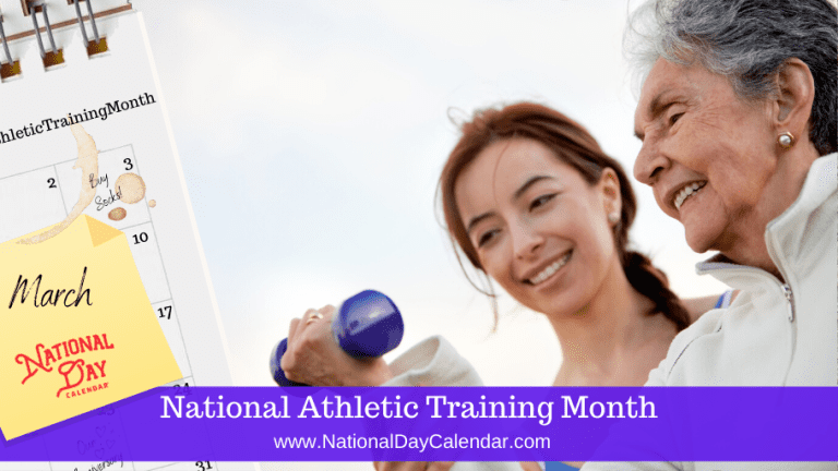 NATIONAL ATHLETIC TRAINING MONTH - March - National Day Calendar