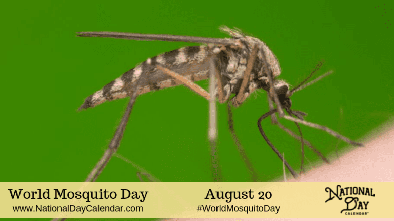 WORLD MOSQUITO DAY - August 20 - National Day Calendar