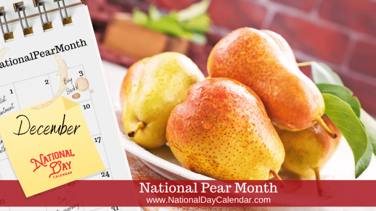 NATIONAL PEAR MONTH - December - National Day Calendar