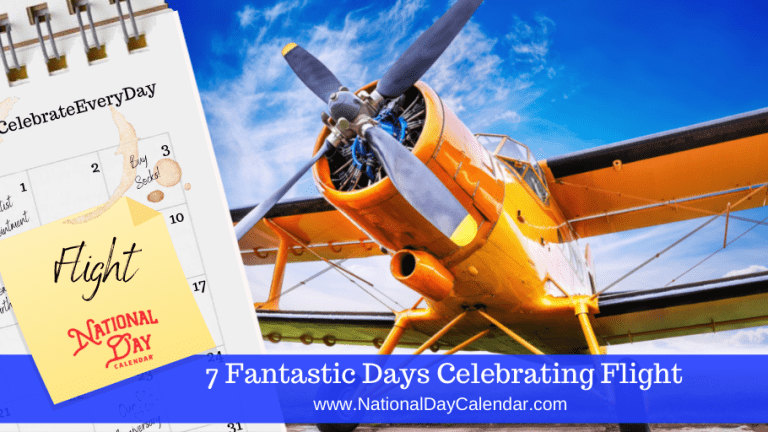 7 FANTASTIC DAYS CELEBRATING FLIGHT - National Day Calendar