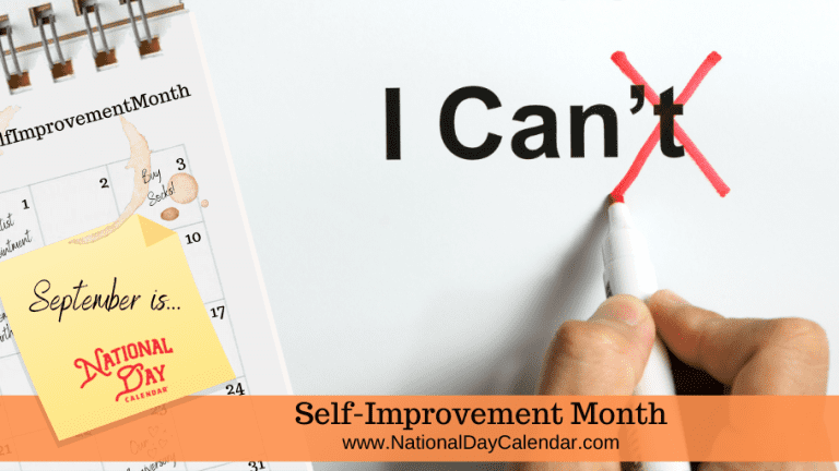 SELF-IMPROVEMENT MONTH - September - National Day Calendar