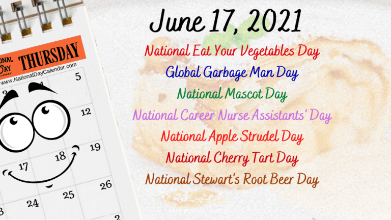 June, 17, 2021 - NATIONAL EAT YOUR VEGETABLES DAY - GLOBAL GARBAGE MAN ...