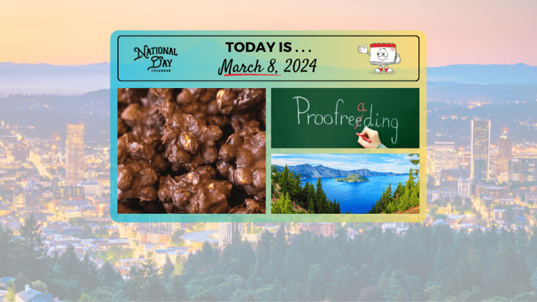 MARCH 8, 2024 | NATIONAL PEANUT CLUSTER DAY | NATIONAL PROOFREADING DAY ...