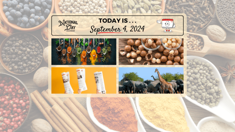 SEPTEMBER 4, 2024 | NATIONAL WILDLIFE DAY | NATIONAL SPICE BLEND DAY ...