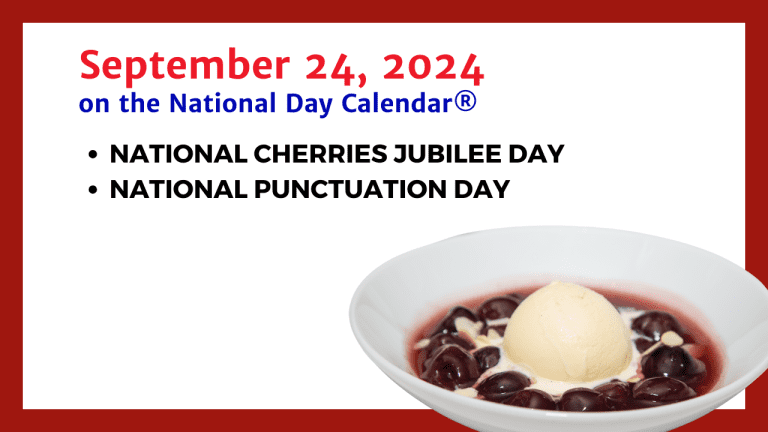 SEPTEMBER 24, 2024 | NATIONAL CHERRIES JUBILEE DAY | NATIONAL ...