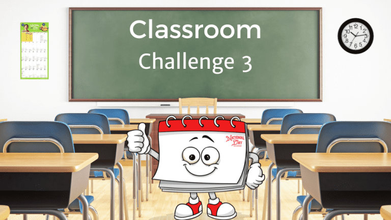 CLASSROOM - Challenge 3 - National Day Calendar