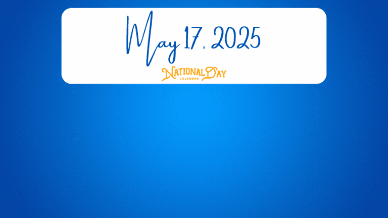 MAY 17, 2025 | ARMED FORCES DAY | NATIONAL GRADUATION TASSEL DAY ...